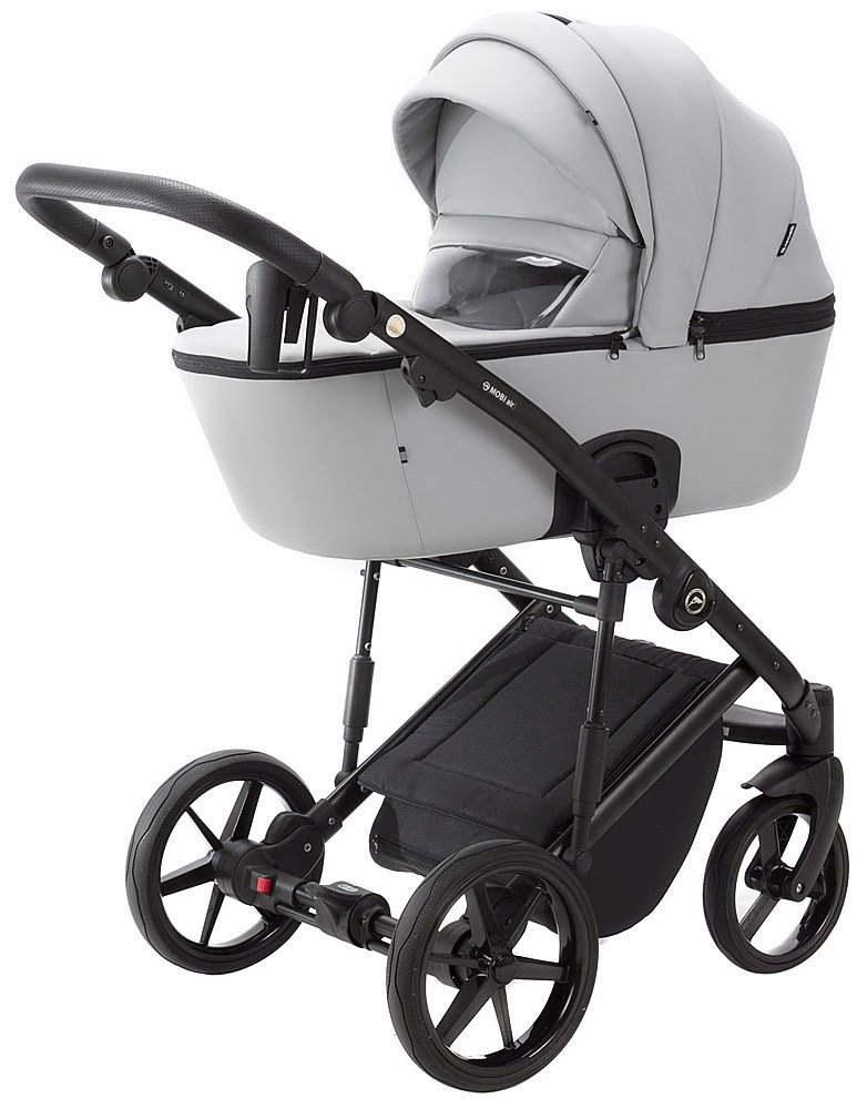 Коляска 2 в 1 Adamex Mobi Air Thermo ECO SA-3 світло-сірий | kidzer.ua